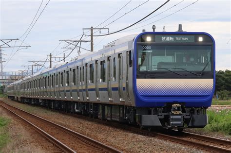 横須賀総武快速線E235系1000番台クラF 03編成 J TREC新津出場試運転 フル編成が3本分揃う Japan Railway