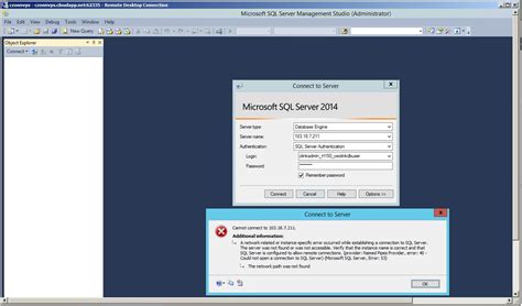 Sql Connect Azure Vps To Different Public Database Server Stack
