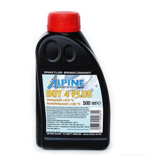 Жидкость тормозная Alpine Brake Fluid DOT 4 Plus 1 л - продам. Ціна 160 ...