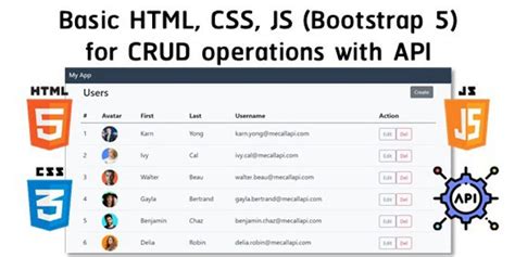 Lets Build A CRUD Website With HTML CSS JavaScript And An External API
