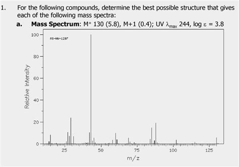Solved For The Following Compounds Determine The Best