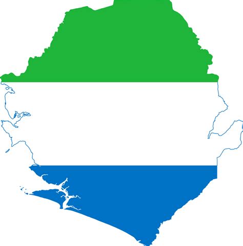 Sierra Leone National Flag Symbolic Banner Free Png
