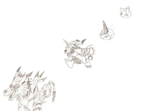 Digimon Gabumon Digivolve To By Arrancarsoulreaper On Deviantart