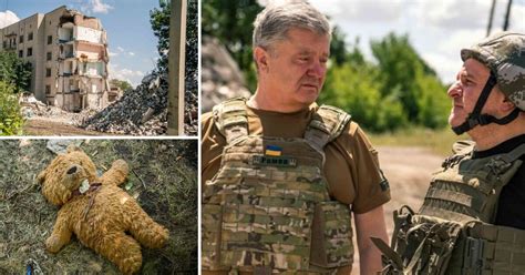 Порошенко з депутатом польського Сейму побували у місті Часів Яр на Донеччині War Oboz Ua