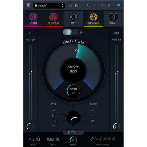 Slate Digital Storch Filter Creative Multi Fx Filter Plugin