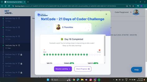 Tharshika Sivakumar On Linkedin Nxtcodechallenge Codingjourney