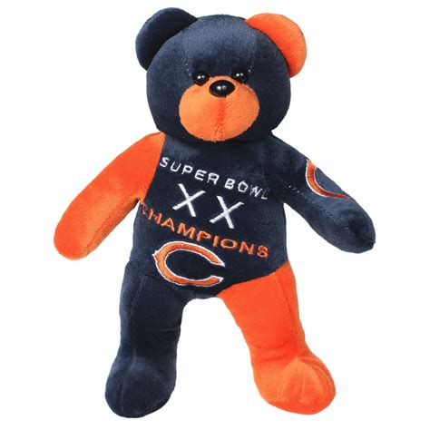 Chicago Bears Super Bowl Xx Champions Commemorative Thematic Plush Bear