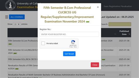 Calicut University Result For Bcom Direct