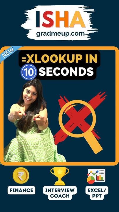 Learn Xlookup In 10 Seconds Xlookup Vlookup Excel Career Corporate