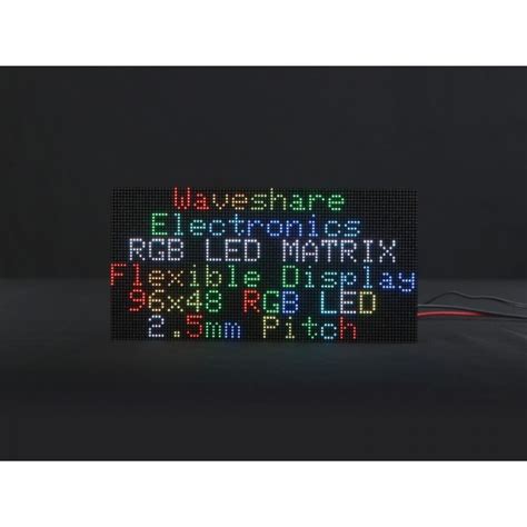 Flexible RGB LED Matrix Panel 9648 Pixel Adjustable Brightness Digiware Store