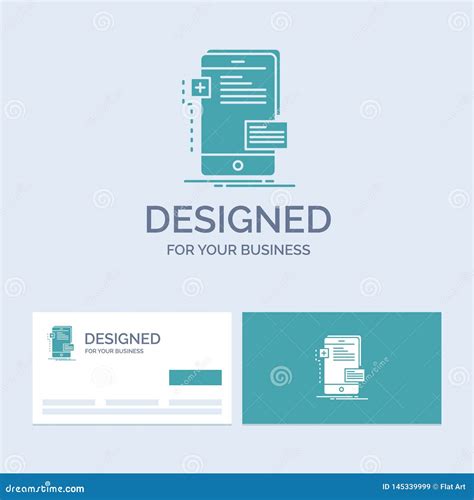 Frontend Interface Mobile Phone Developer Business Logo Glyph Icon Symbol For Your Business