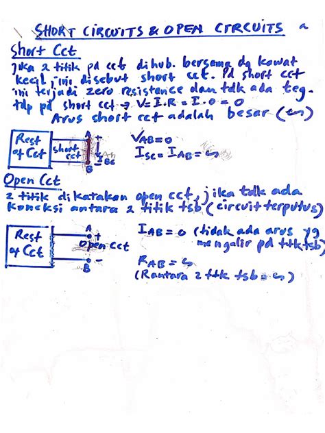 Dtl 2 Short Circuit And Open Cct Pdf