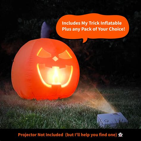 Trick Ghastly The Official Singing Inflatable Pumpkin