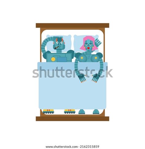 Sex Robots Cyborg Sex Bed Robot Stock Vector Royalty Free 2162315859 Shutterstock