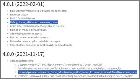 Unable To Find Frameid Parameters In Ros 2 · Issue 2858 · Intelrealsenserealsense Ros · Github