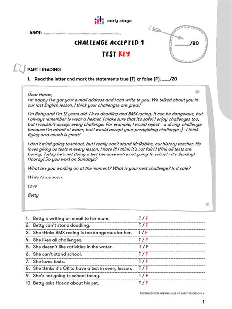 Ca Test 1 Key Pdf