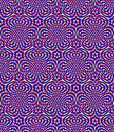 Premium Vector Bright Symmetric Seamless Pattern With Interweave Figures Continuous Geometric