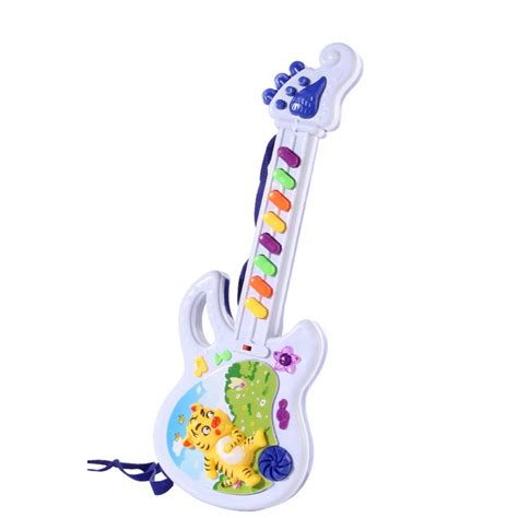 Электрическая игрушечная гитара музыкальная игра для маленьких мальчиков и девочек обучающая