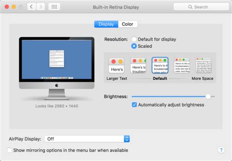 How To Adjust Your Mac Displays Resolution Settings Macworld