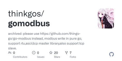 github thinkgos gomodbus archived please use
