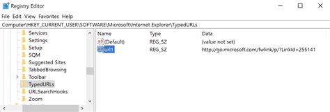 typed urls blog