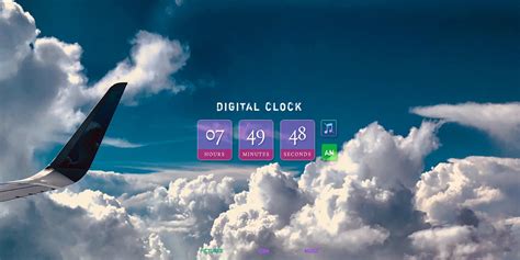 Github Asyalebedeva Pretty Clock Digital Clock Web Page