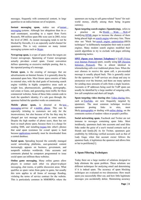 Survey On Spam Filtering Doc