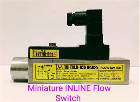 Miniature Inline Flow Switch At Best Price In Hyderabad By Prominent Teknologies Id 2854335543733