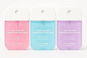 Holly And Blu Hand Sanitizer Set Just Peachy Rainwater Glow Luxe