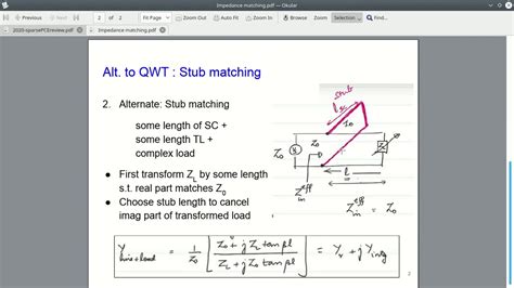Impedance Matching Using Matlab Part 2 Using A Single Stub Youtube