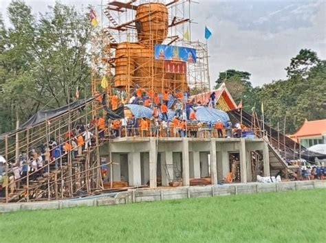 ๕ ธันวาคม ๒๕๖๕ พระคุณหลวงพ่อโนรี เดินทางไปร่วมพิธีหล่อพระพุทธรูป สมเด็จองค์ปฐม ขนาดหน้าตักกว้าง