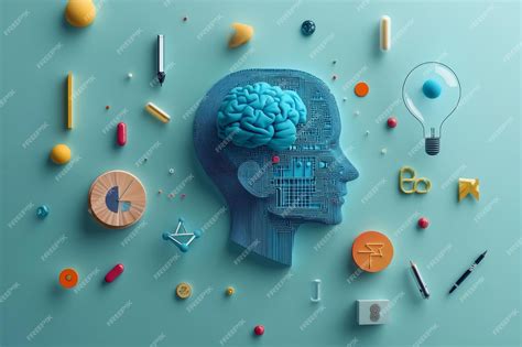 Human Brain Circuitry A Conceptual Visualization Premium Ai Generated Image