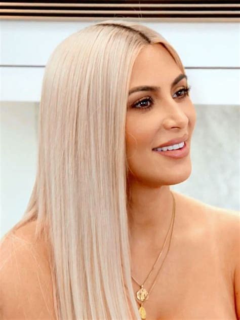 Pin By Sofie Mendes ☁️ On Kim Kardashian Kim Kardashian Blonde