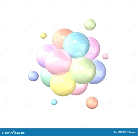 Molecular Structure Stock Illustration Illustration Of Sphere 45883888