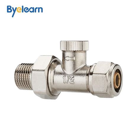 Brass Straight Radiator Valve Lockshield Valve Backwater Lockshield Valve Products Byelearn
