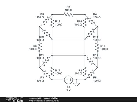Current Divider Circuitlab