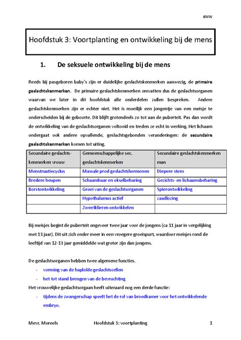 Voortplanting Samenvatting Warning Tt Undefined Function 32 Warning Tt Undefined