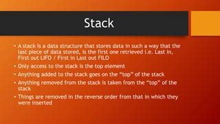 Stack And Its Usage In Assembly Language Pptx