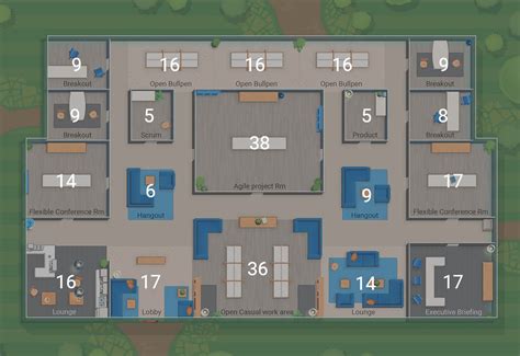 Large Office Maps Sococo Support