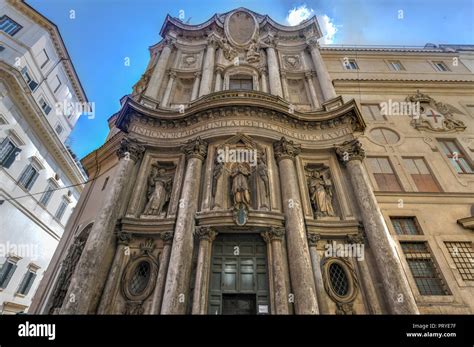 Quatro Fontane Rome The Church Of San Carlo Alle Quattro Fontane In