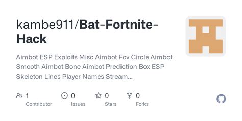 Github Kambe911bat Fortnite Hack Aimbot Esp Exploits Misc Aimbot