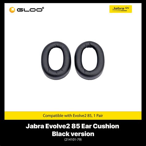 Jabra Evolve Ear Cushion Black Version Pair Shopee Malaysia