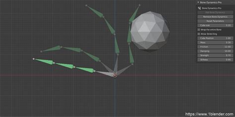 Blender插件 骨骼真实动态物理模拟专业版 Bonedynamics Pro V1 5 0 Blender爱好者集结地