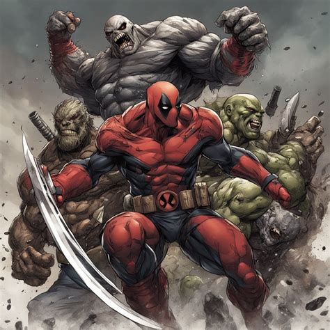 Deadpool Vs The League Of Doomsday By Unkown1200 On Deviantart
