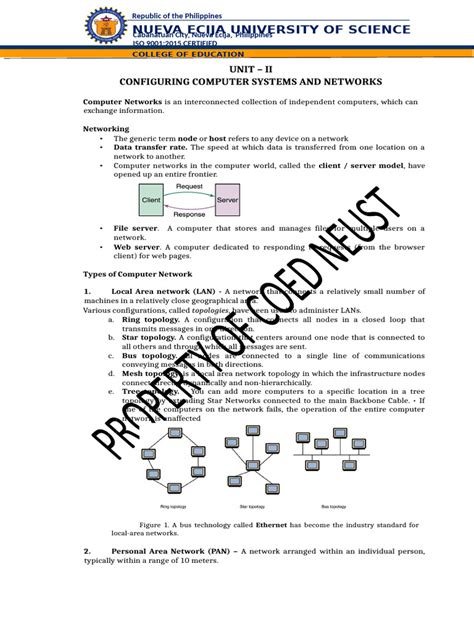 unit 2 ict part 2 pdf computer network network topology