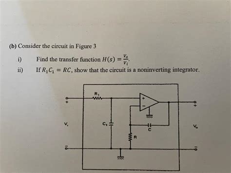 Solved B Consider The Circuit In Figure 3 V I Find The
