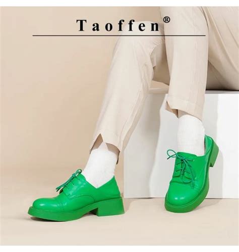 발레슈즈 발레리나슈즈 성인 밸리 무용 신발 Taoffen 여성용 옥스포드 신발 플랫 캐주얼 레이스업 로퍼 티몬