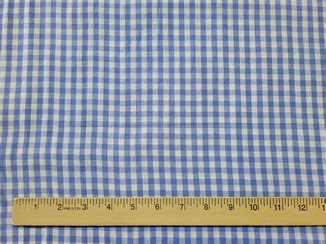 Gingham Check 100 Cotton Fabric By The Yard Or Green Check 1 12