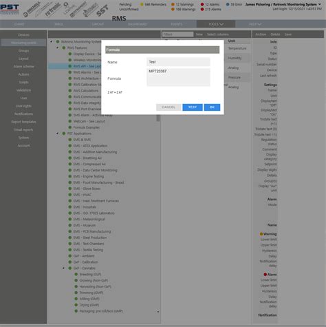 Software Overview RMS Monitoring Software Working With The RMS Software Configure RMS