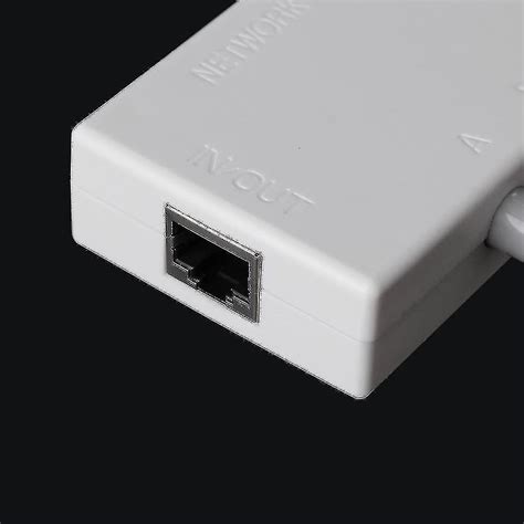 Mini 2 Port Ab Manual Network Sharing Switch Box 2in1 1in2 Rj45 Network Ethernet Fruugo UK